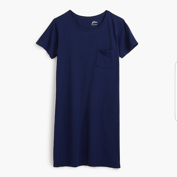 J. Crew | Dresses | J Crew Garment Dyed Pocket Tshirt Dress | Poshmark